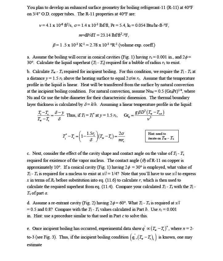 Applied Heat Transfer homework problem. Expert help | Chegg.com