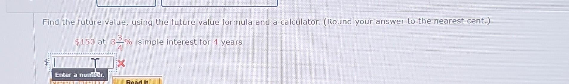 Solved Find the future value, using the future value formula | Chegg.com