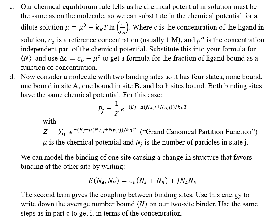 Solved We recently introduced the “grand-canonical partition | Chegg.com