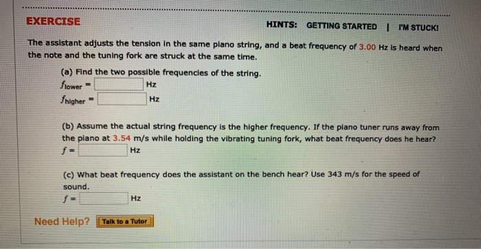 Solved EXERCISE HINTS: GETTING STARTED | I'M STUCKI The | Chegg.com
