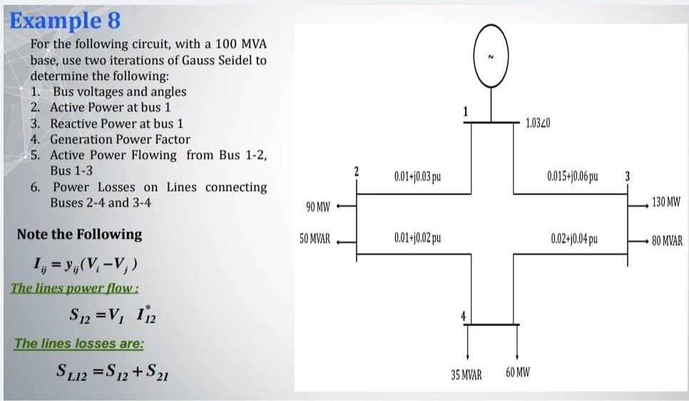 Solved For the following circuit, with a 100 MVA base, use | Chegg.com