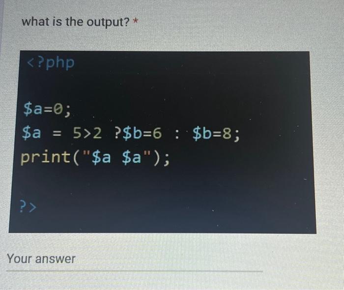 Solved what is the output?