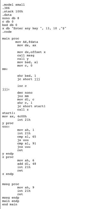 Solved MAC283 Classwork NO. 9 For the following program | Chegg.com