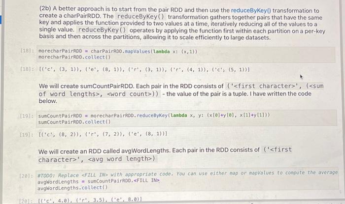Solved Part 2: Computing average word lengths with | Chegg.com