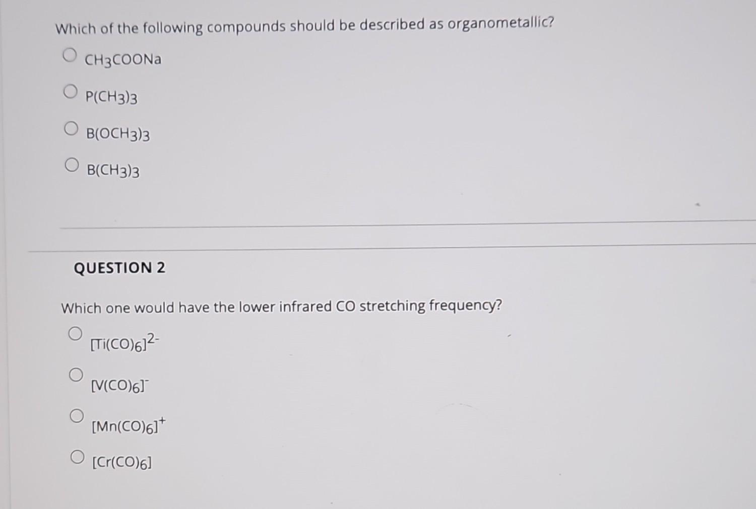 Solved Which of the following compounds should be described | Chegg.com