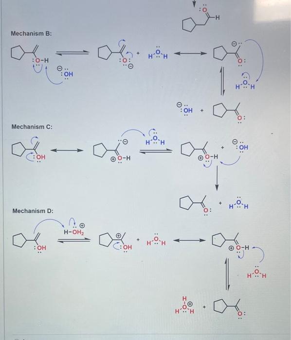 For the following compound: Draw a mechanism for the | Chegg.com