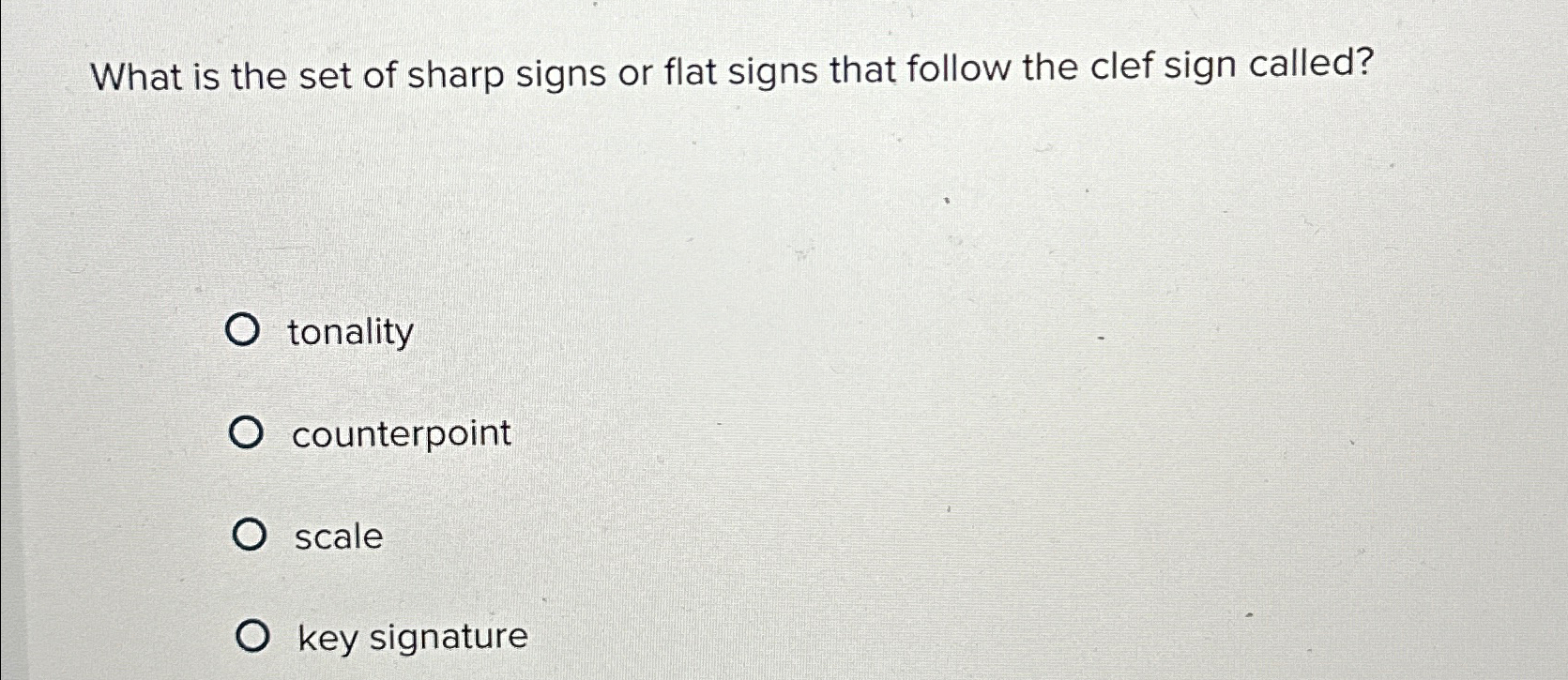Solved What is the set of sharp signs or flat signs that | Chegg.com