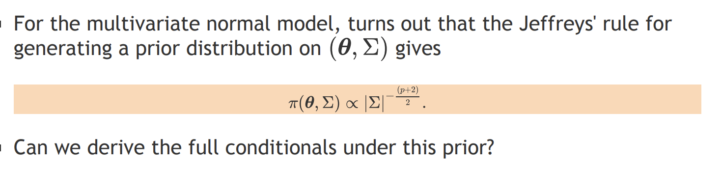 Solved For the multivariate normal model, turns out that the | Chegg.com