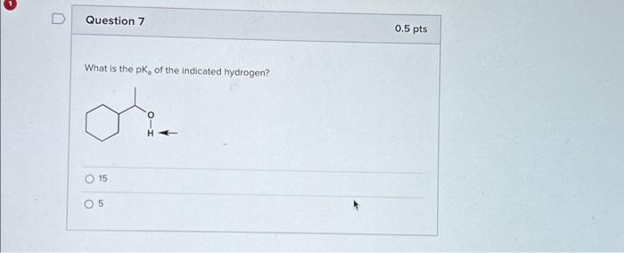 Solved What is the pKa of the indicated hydrogen?Which pK, | Chegg.com