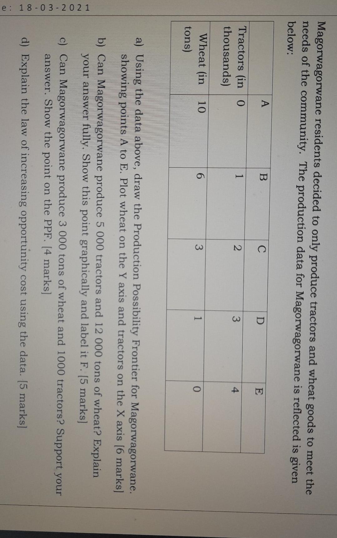 Solved For each of the following statements indicate if they | Chegg.com