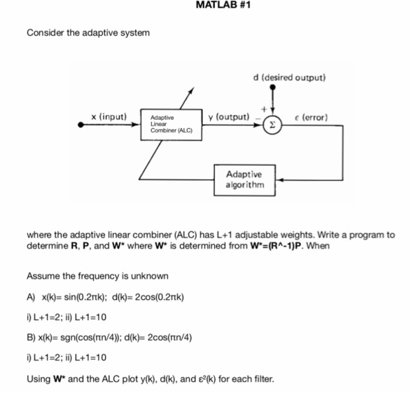 Solved PLEASE WRITE A MATLAB CODE FOR THE FOLLOWING QUESTION | Chegg.com