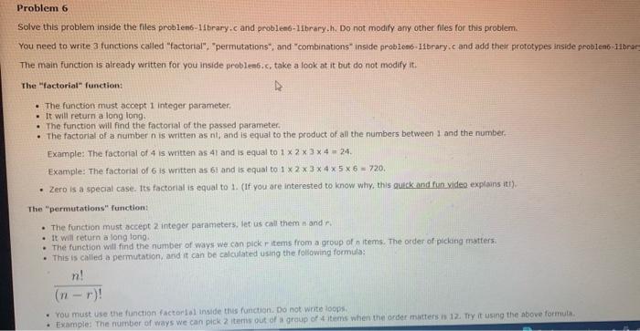 Solved Problem 6 Solve this problem inside the files | Chegg.com