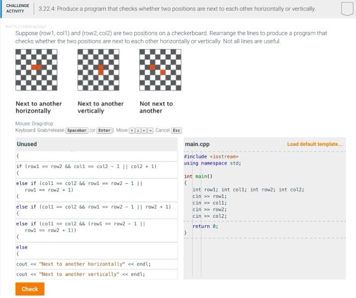 Solved Suppose (row1, col1) and (row2, col2) are two | Chegg.com