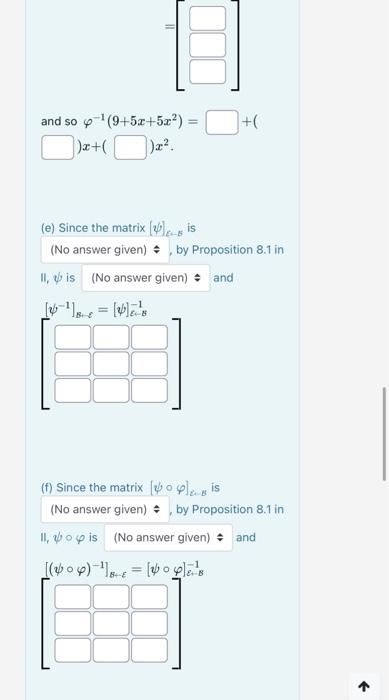 Solved Consider the following linear transformations: | Chegg.com