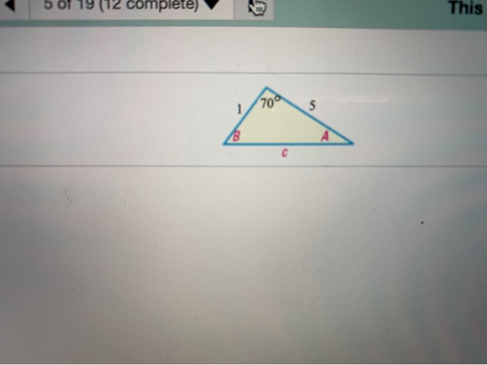 Solved find the area K of the triangle K= in squre units | Chegg.com