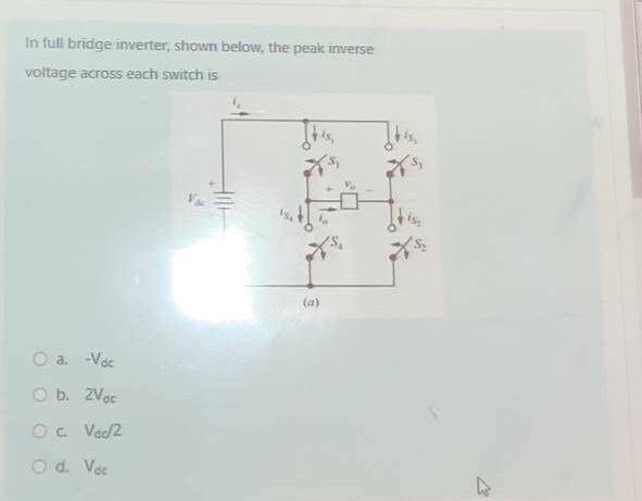 Solved For the circuit below, the Vrms output voltage can be | Chegg.com