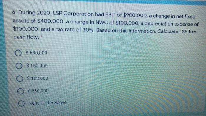 Solved 5. In 2016, Foolad Company had cash flow from | Chegg.com