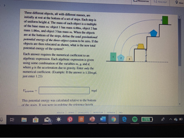 Solved Resources LX Give Up Hint Three different objects, | Chegg.com