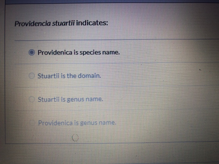 Solved Providencia stuartii indicates: Providenica is | Chegg.com