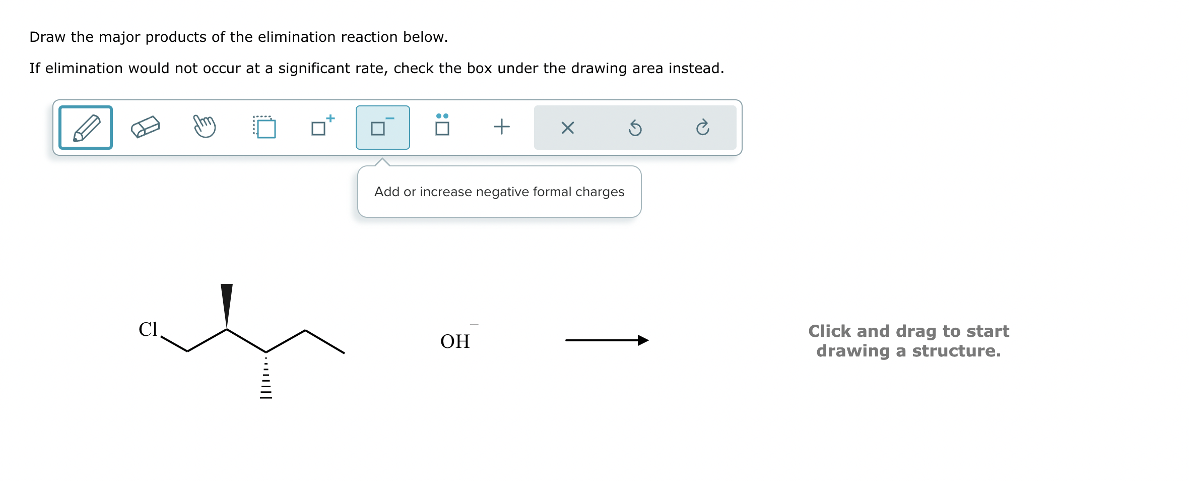 Draw the major products of the elimination reaction | Chegg.com