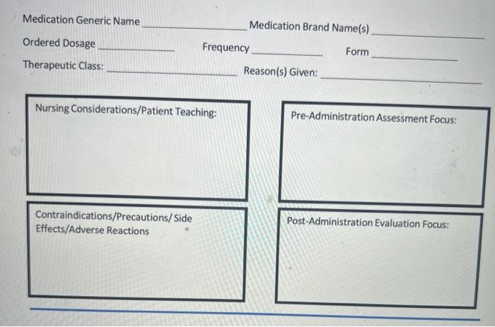 Solved 2 drugs and different med card, plz do it seperate. | Chegg.com