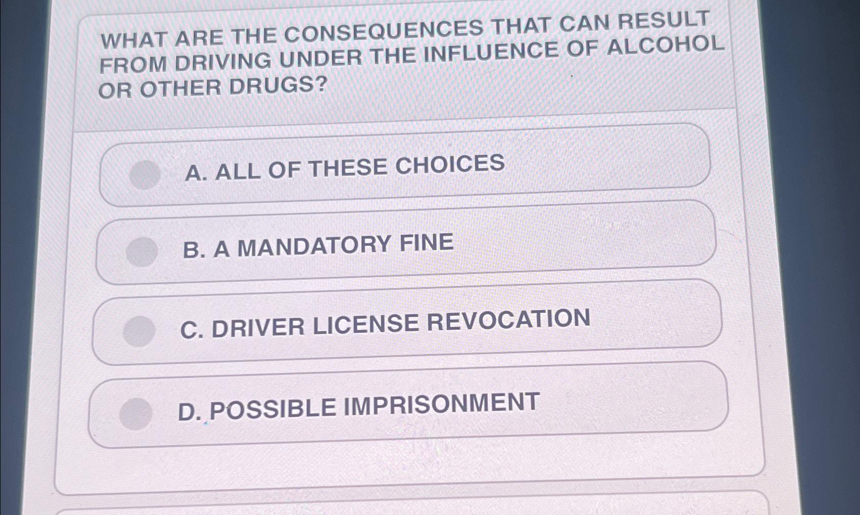 Solved WHAT ARE THE CONSEQUENCES THAT CAN RESULT FROM | Chegg.com