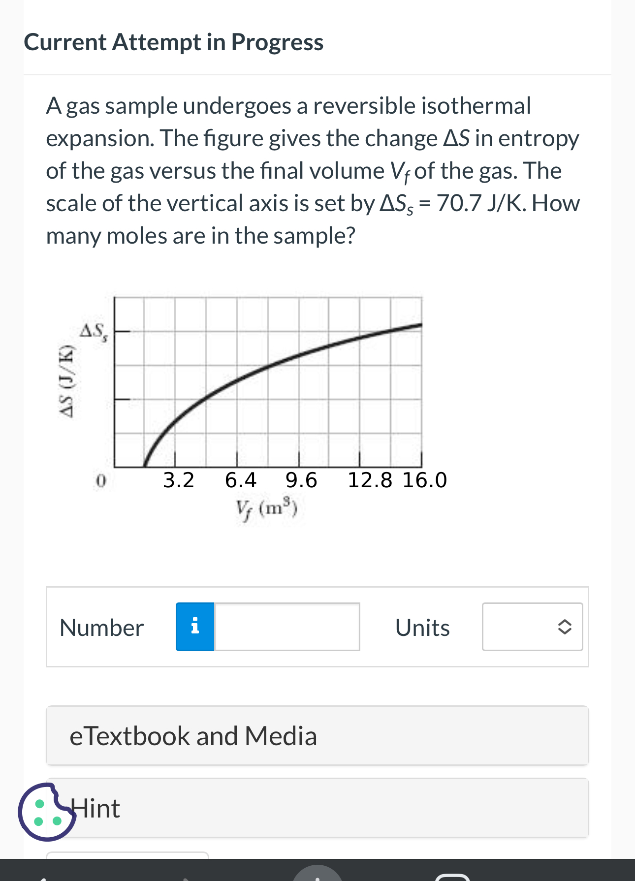 Solved Current Attempt in ProgressA gas sample undergoes a | Chegg.com