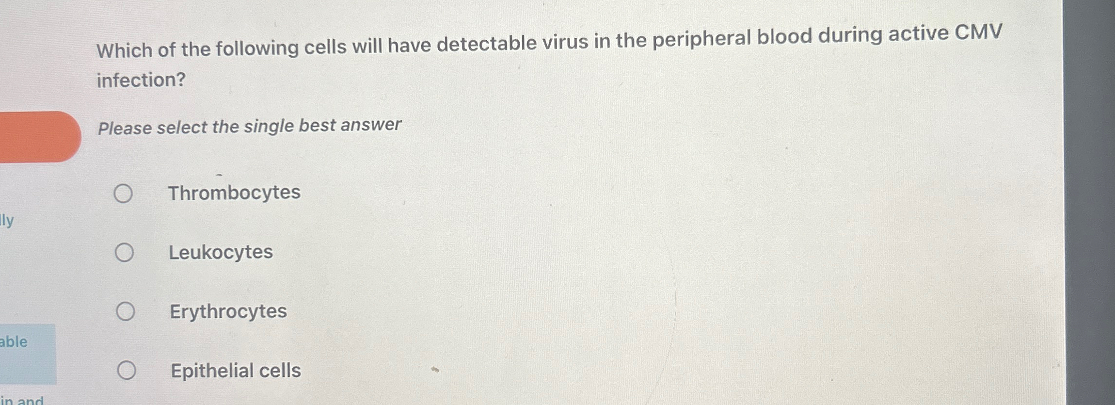 Solved Which of the following cells will have detectable | Chegg.com