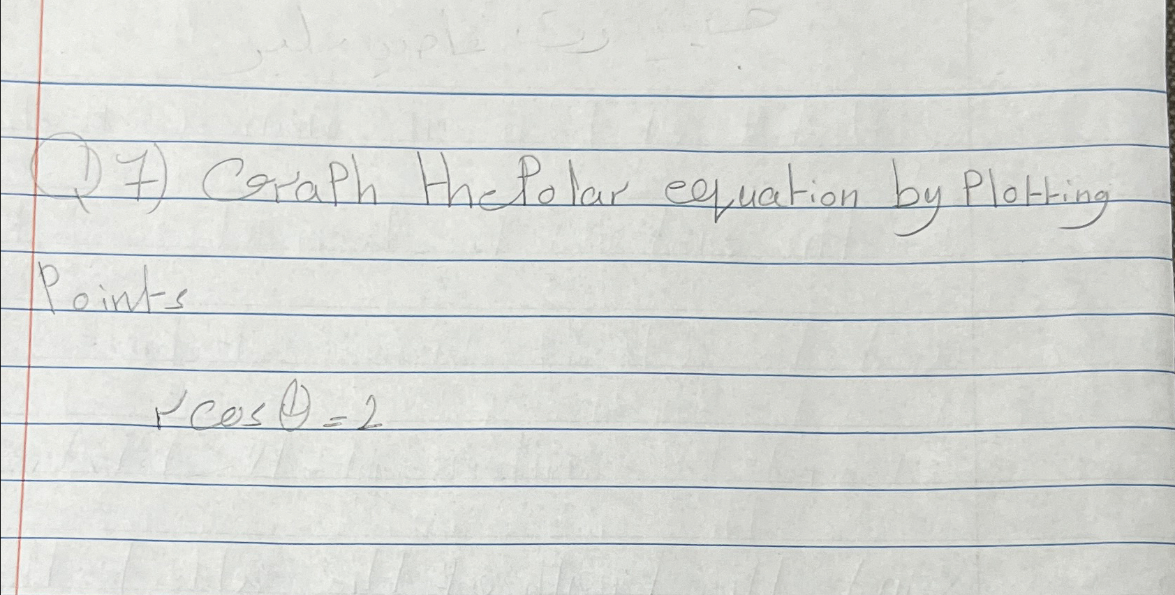 Solved Craph the Polar equation by Plotting | Chegg.com