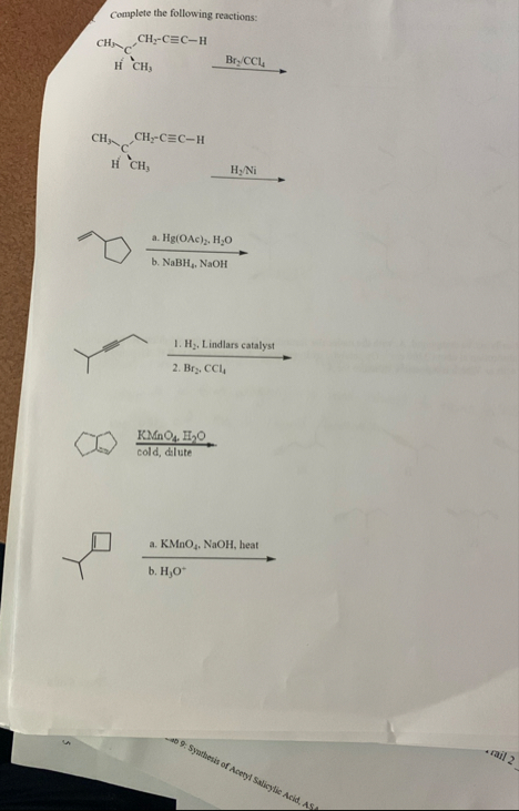 Solved Complete the following | Chegg.com