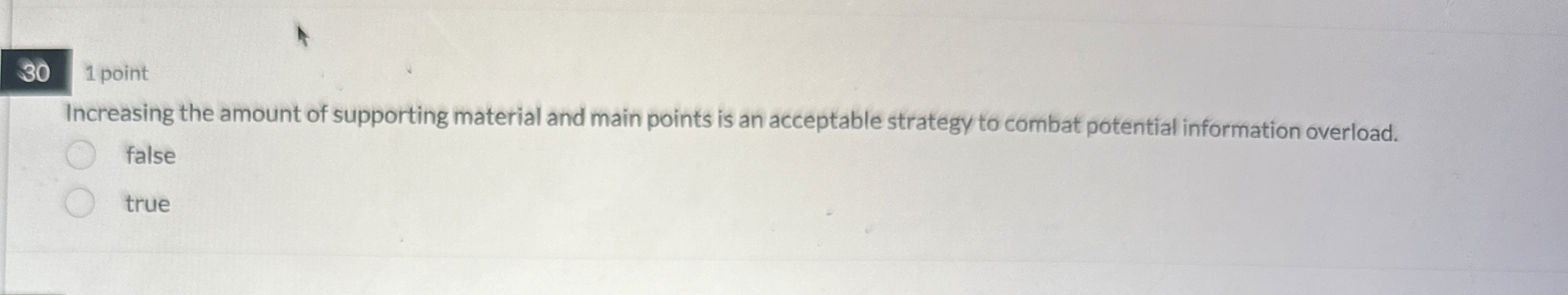 Solved 301 ﻿pointIncreasing the amount of supporting | Chegg.com
