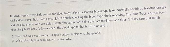 Solved A Lymphatic & Immune System End of Module Case Study | Chegg.com