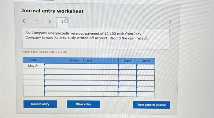 Solved repare journal entries to record the following under | Chegg.com