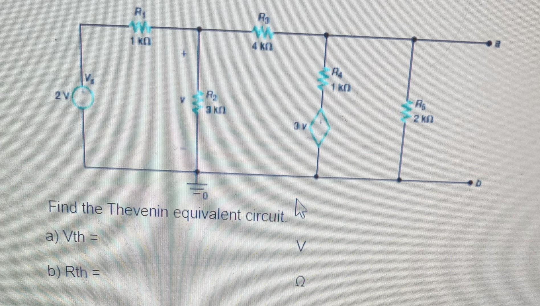 Solved Vth = Rth = | Chegg.com