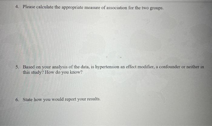 Bias, confounding, and effect modification If you | Chegg.com