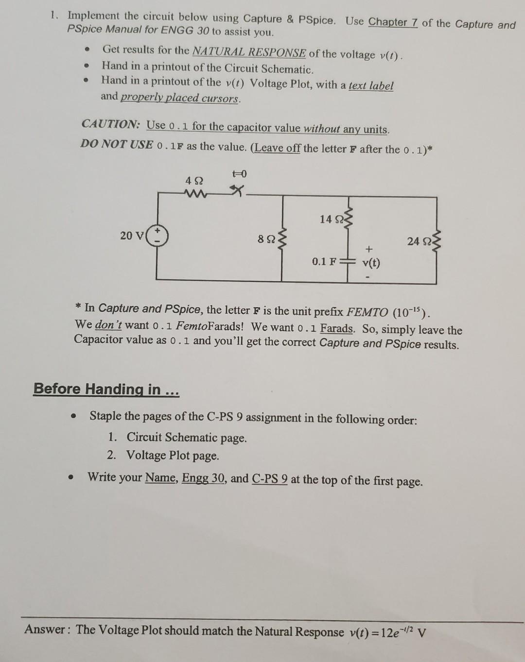 Solved Capture PSpice: can you please show how to draw this | Chegg.com