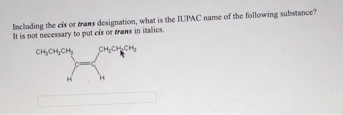 Solved Consider the following alkene. 1 2 CH2CH=CCH2CH3 | Chegg.com