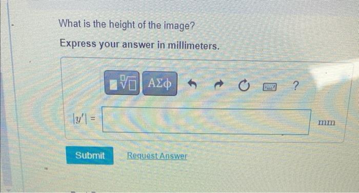 Solved (Figure 1) shows an object and its image formed by a | Chegg.com
