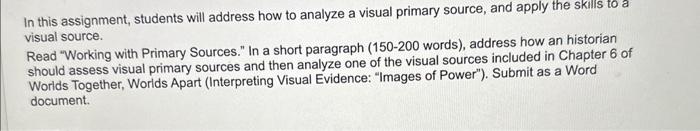 In this assignment, students will address how to | Chegg.com