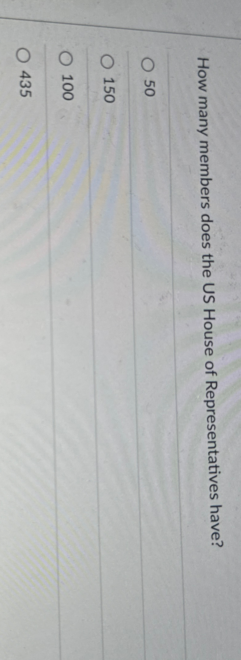 Solved How many members does the US House of Representatives | Chegg.com