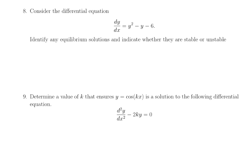 Solved Consider the differential | Chegg.com