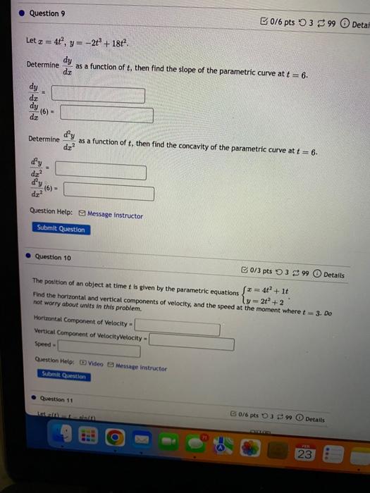 Solved The parametric equations represents a line. Without | Chegg.com