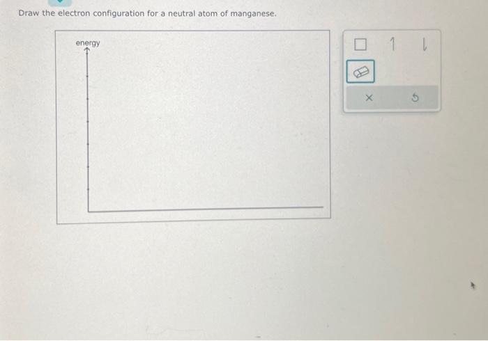 Solved Draw the electron configuration for a neutral atom of | Chegg.com
