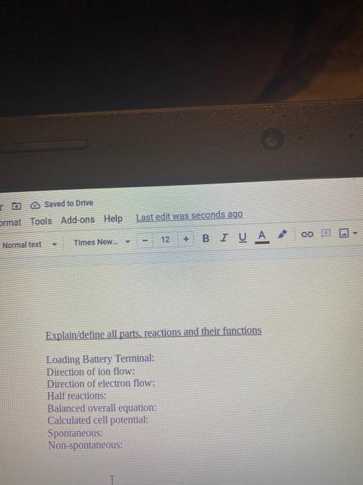 Solved Untitled document O Saved to Drive le Edit View | Chegg.com