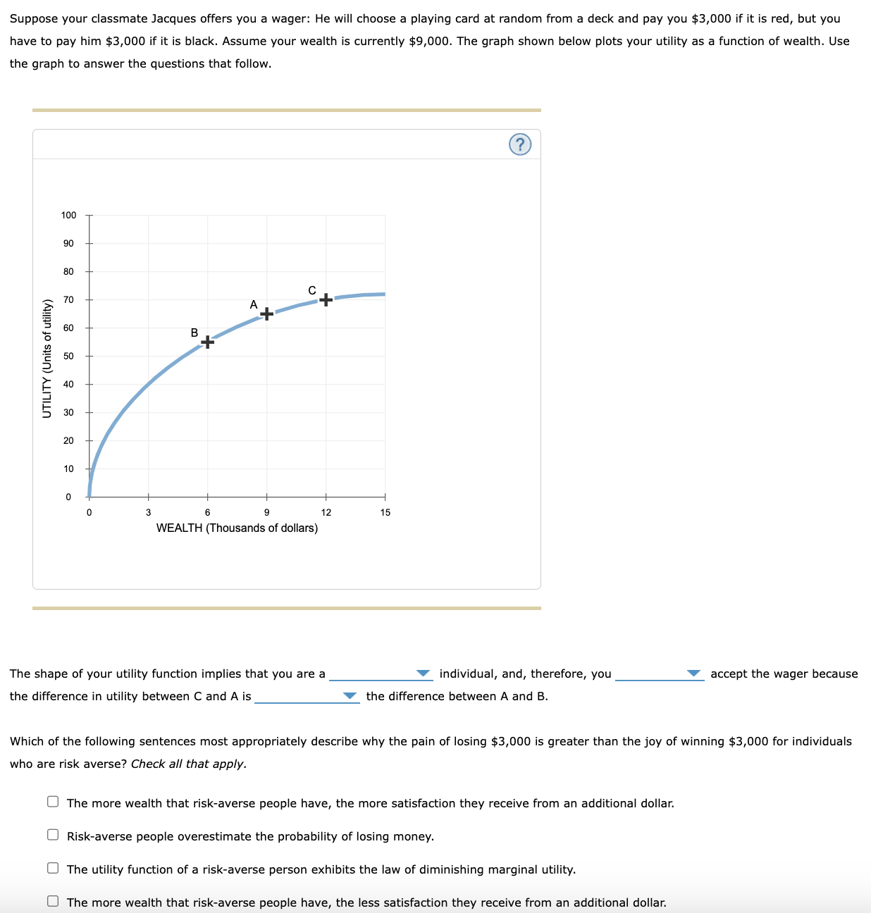 Solved Suppose your classmate Jacques offers you a wager: He | Chegg.com