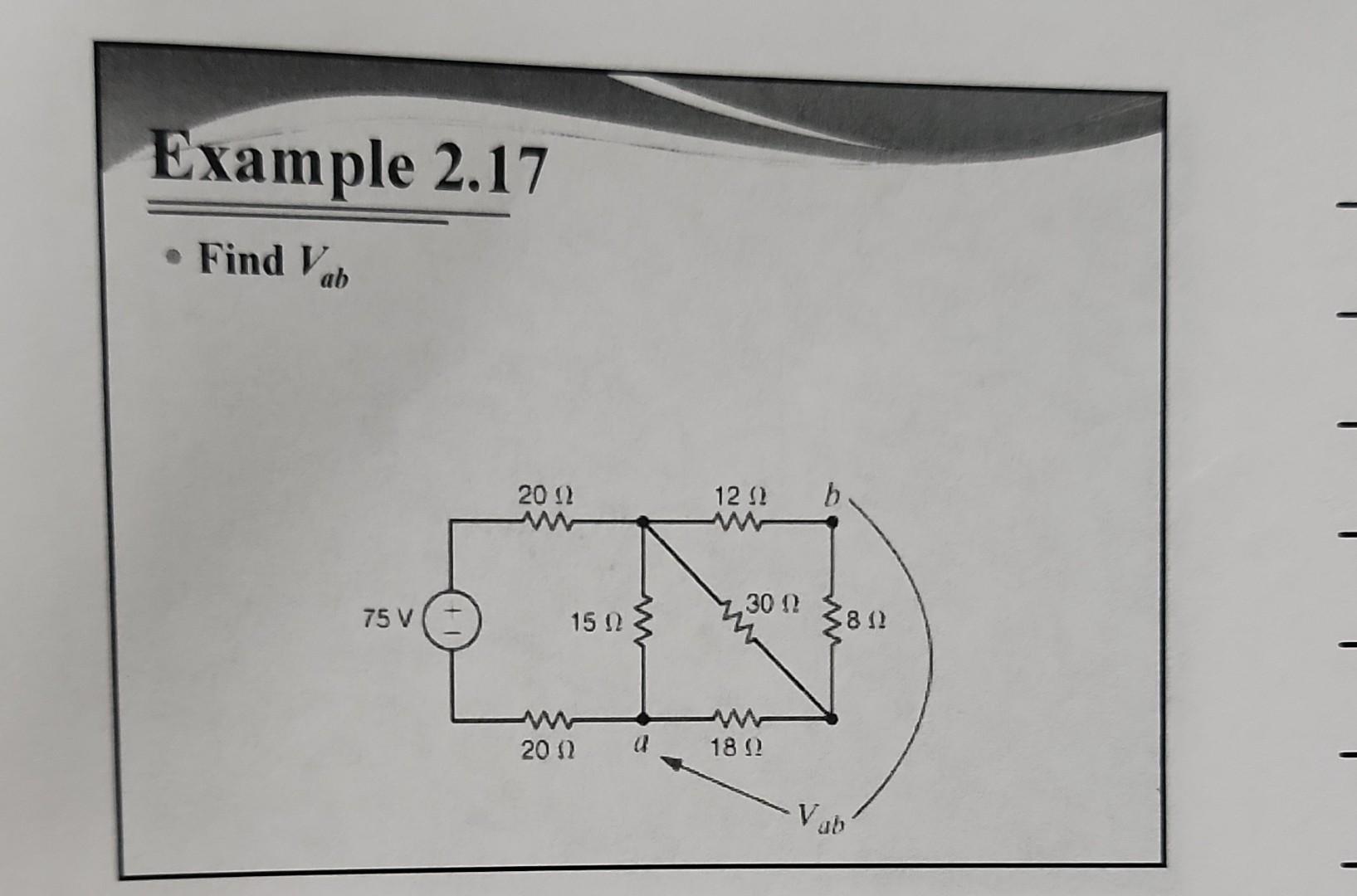 Solved Find Vab | Chegg.com