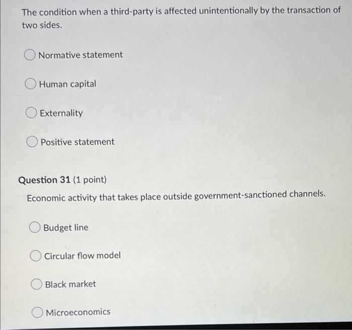 Solved The condition when a third-party is affected | Chegg.com
