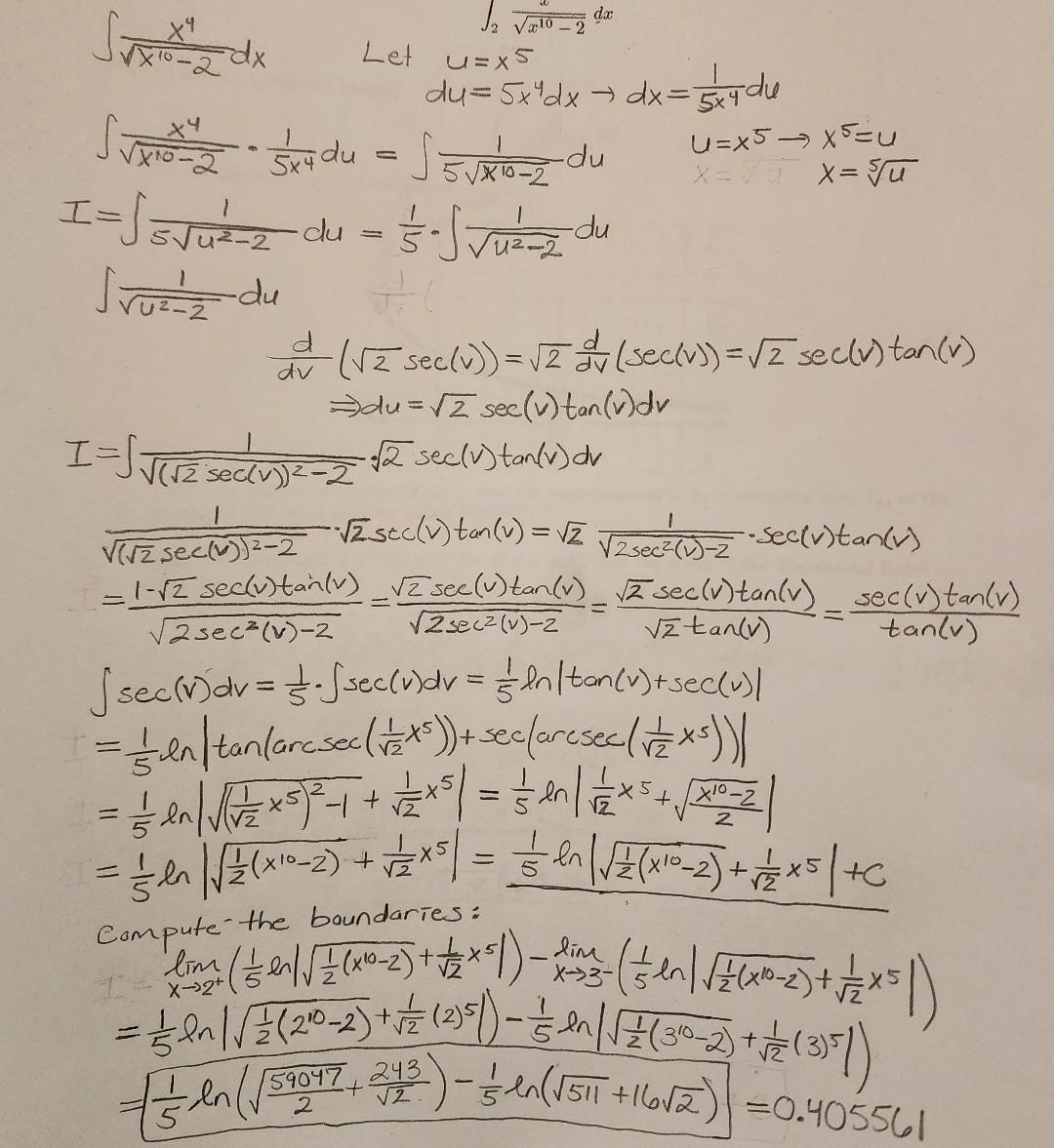 Solved ∫23x10−2x4dx the plot of f′′(x), where f(x)=x10−2x4 | Chegg.com