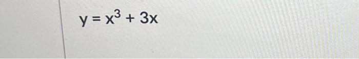 Solved y=x2+4x+5y=12+9x−3x2−x3y=x3+3x | Chegg.com