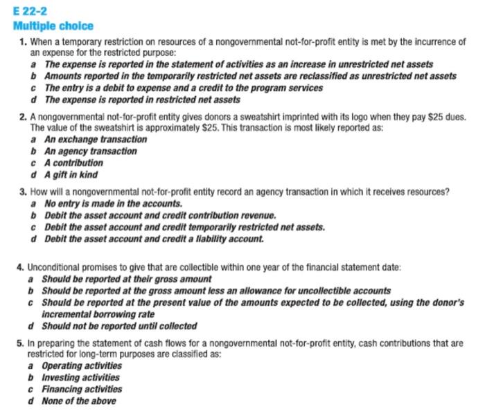 Solved 1. When a temporary restriction on resources of a | Chegg.com